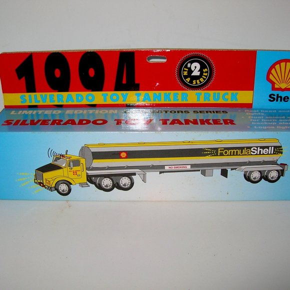 SHELL | Toys | 994 Sounds Lights Silverado Toy Tanker Truck Formula ...